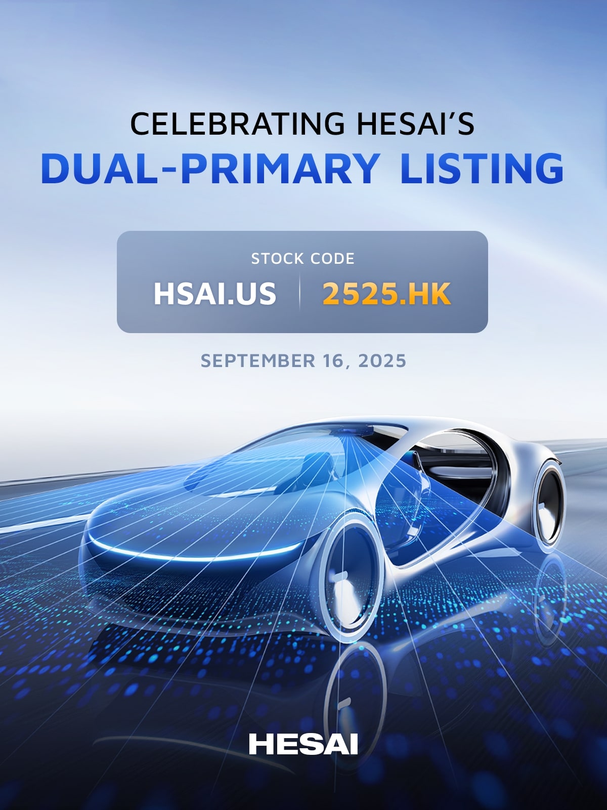 Hesai Successfully Listed on the Main Board of the Hong Kong Stock ...